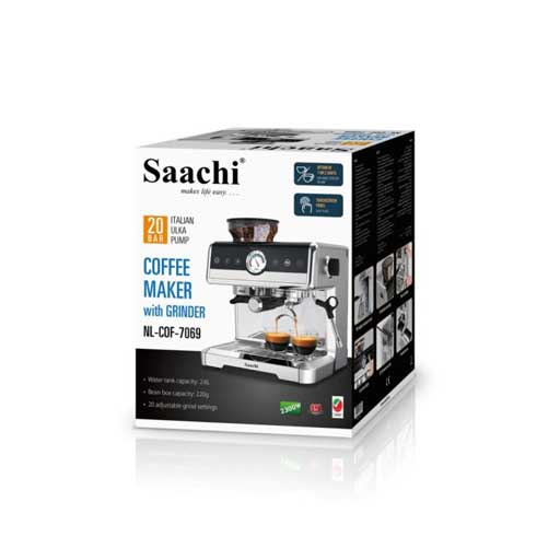 اسپرسو ساز آسیاب دار ساچی مدل NL-COF-7069 – بازرگانی خالقی